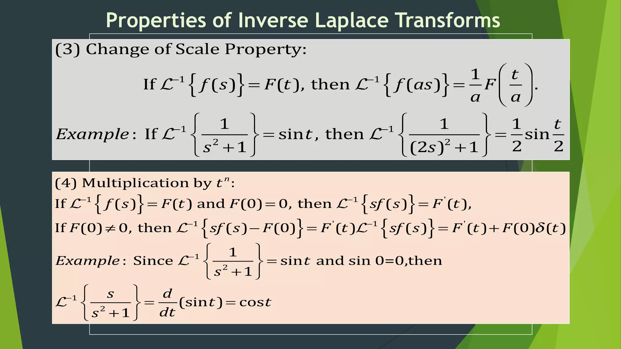 Laplace transformation Engineering Mathematics part 2 | PPTX | Physics ...