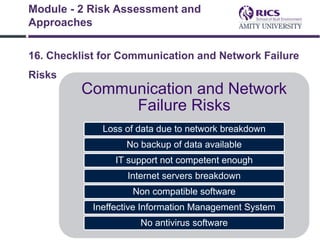 Lecture 14,15,16 RMC - Module 1 Risk Check list for a Building Project ...
