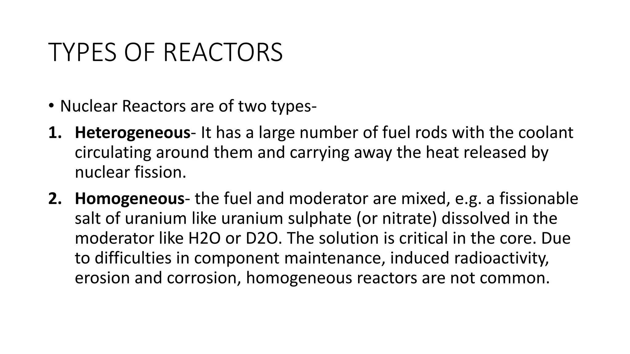 Lecture 14,15 types of reactor | PPTX | Chemistry | Science
