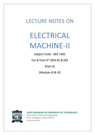 Ac machines notes | PDF