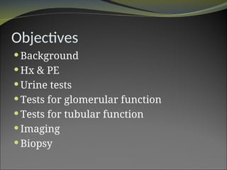 lecture 14 Assessment of Renal Function - Paeds mini round.ppt