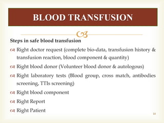 Lecture 14 Blood transfusion history and Blood products 2.pptx