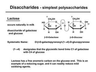 Lecture 14 carbohydrates complete to be taught | PPT