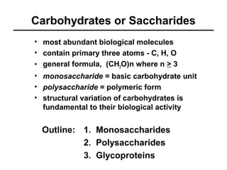 Lecture 14 carbohydrates complete to be taught | PPT