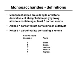 Lecture 14 carbohydrates complete to be taught | PPT