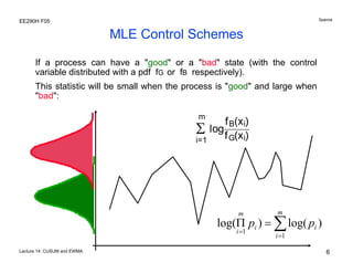 Lecture 14 cusum and ewma | PDF