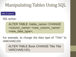 Lecture 14 Database.ppt