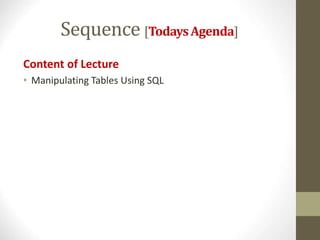 Lecture 14 Database Ppt