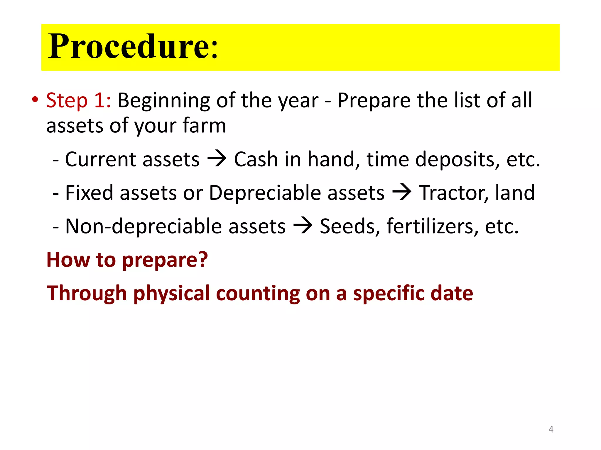 Lecture 14 Farm Inventory | PPTX