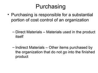 Lecture 14 materials management pm | PPT