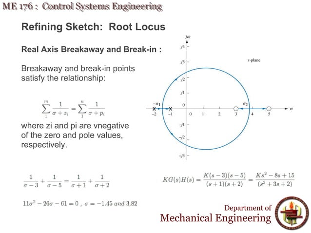 Lecture 14 ME 176 7 Root Locus Technique | PDF