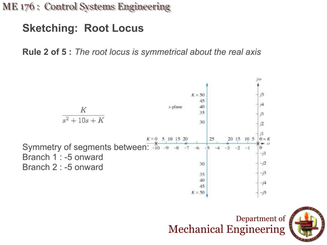 Lecture 14 ME 176 7 Root Locus Technique | PDF