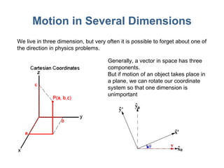 Lecture14motion2 d | PPT | Physics | Science