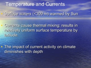 Lecture 14 oceans and coastal processes u | PPT