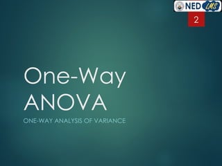 lecture#14 one way ANOVA for statistics.ppt