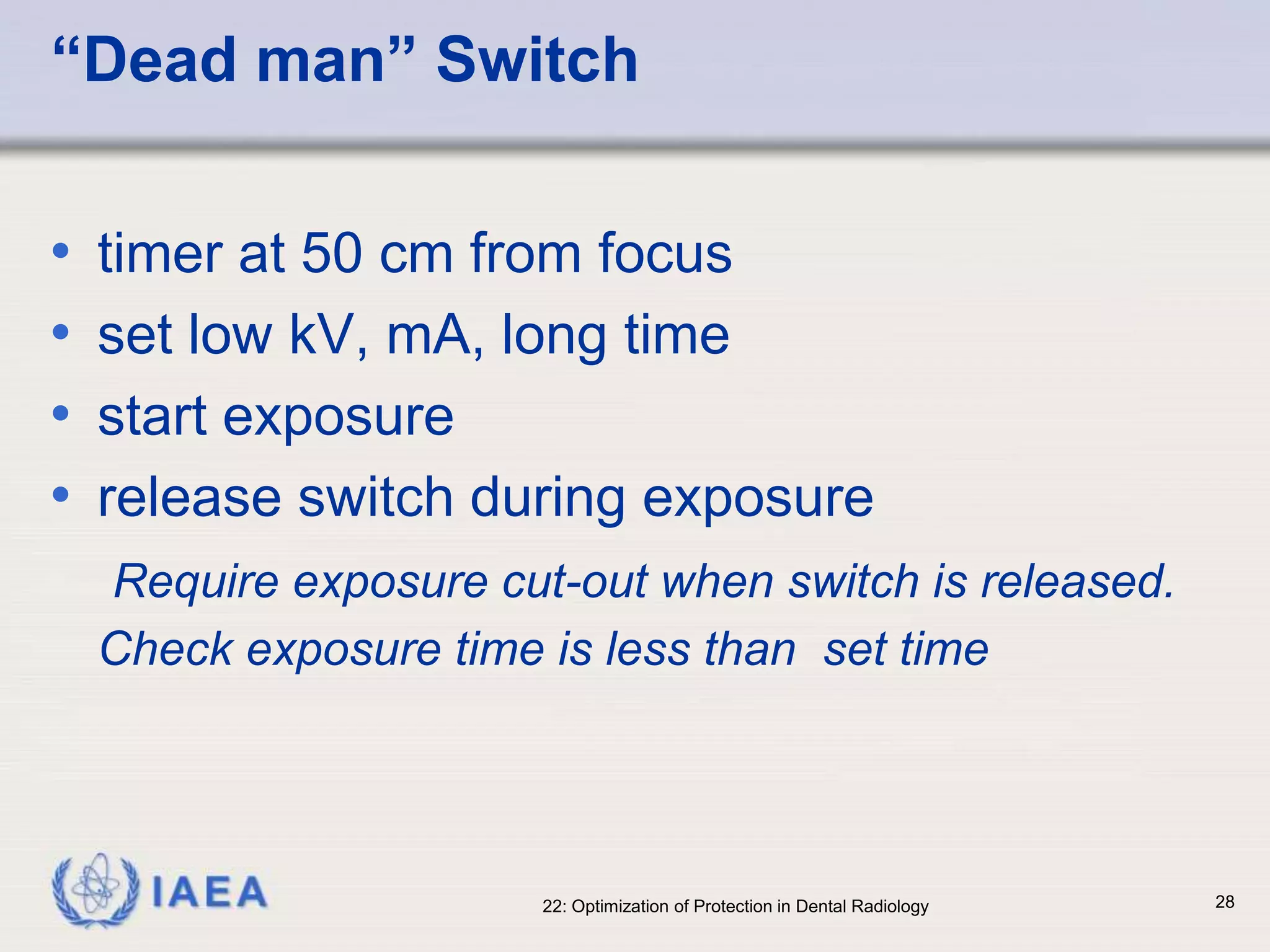 Lecture 14 Optimization Dental radiology.ppt