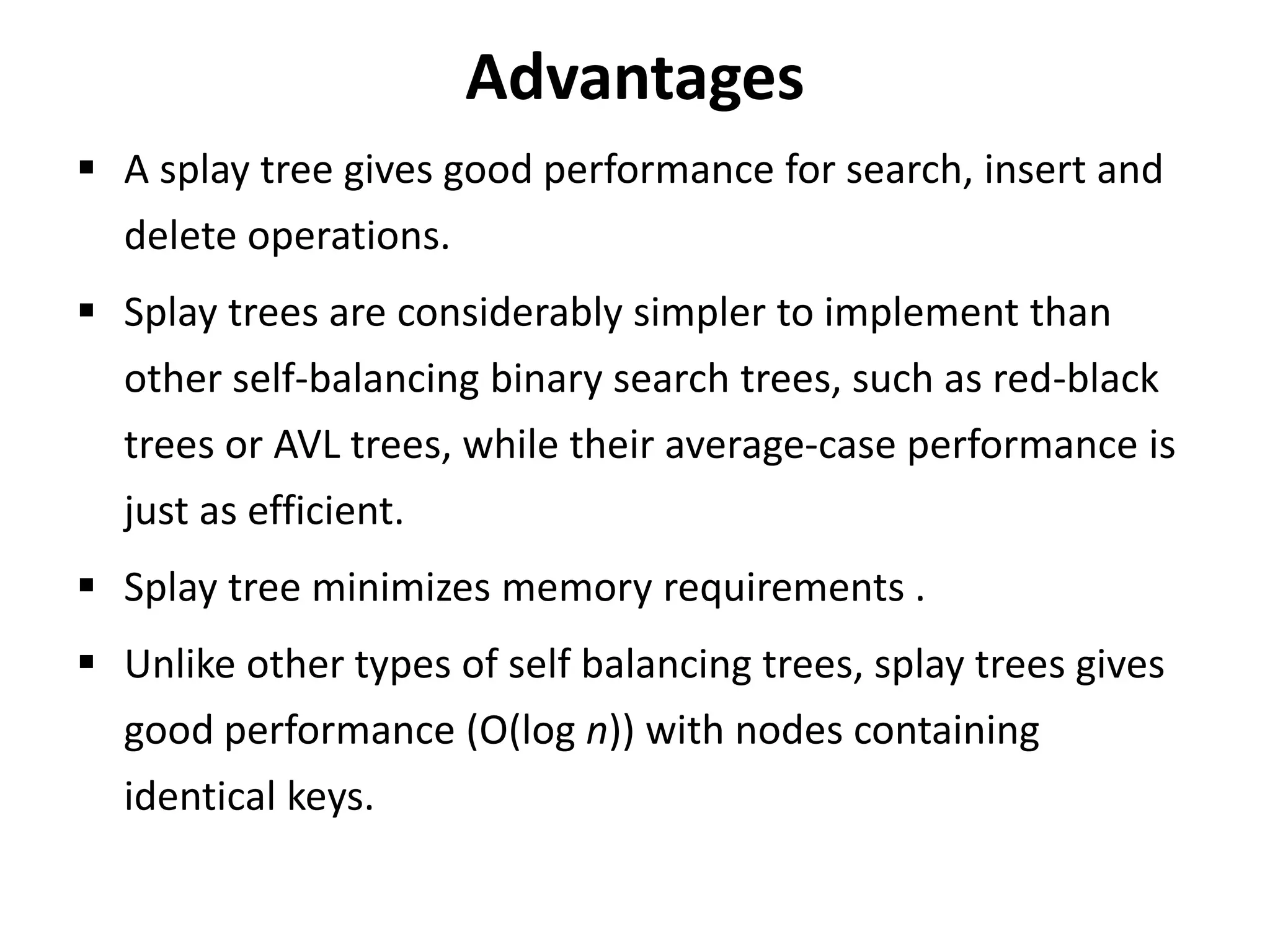 Lecture 14 splay tree | PPTX