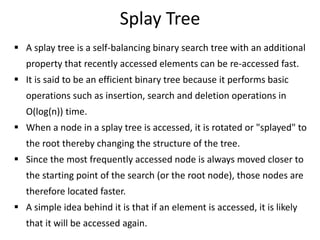 Lecture 14 splay tree | PPTX