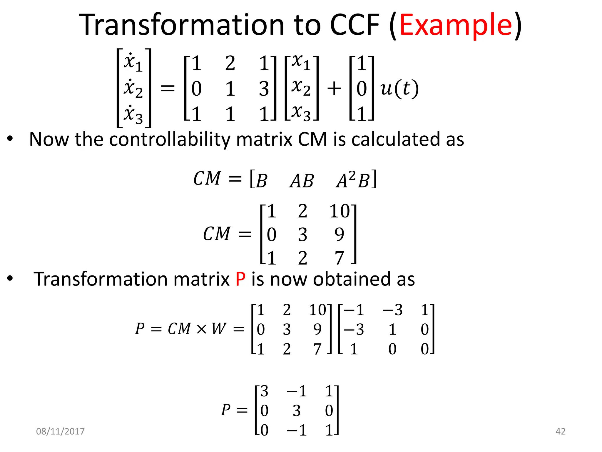 Lecture 14 State Space Canonical Forms Pdf