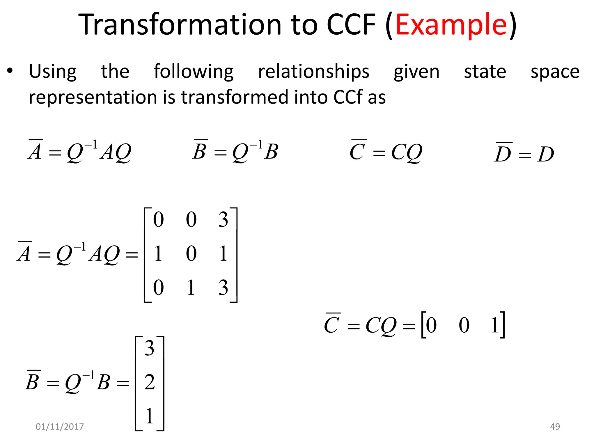 Lecture 14 State Space Canonical Forms Pdf