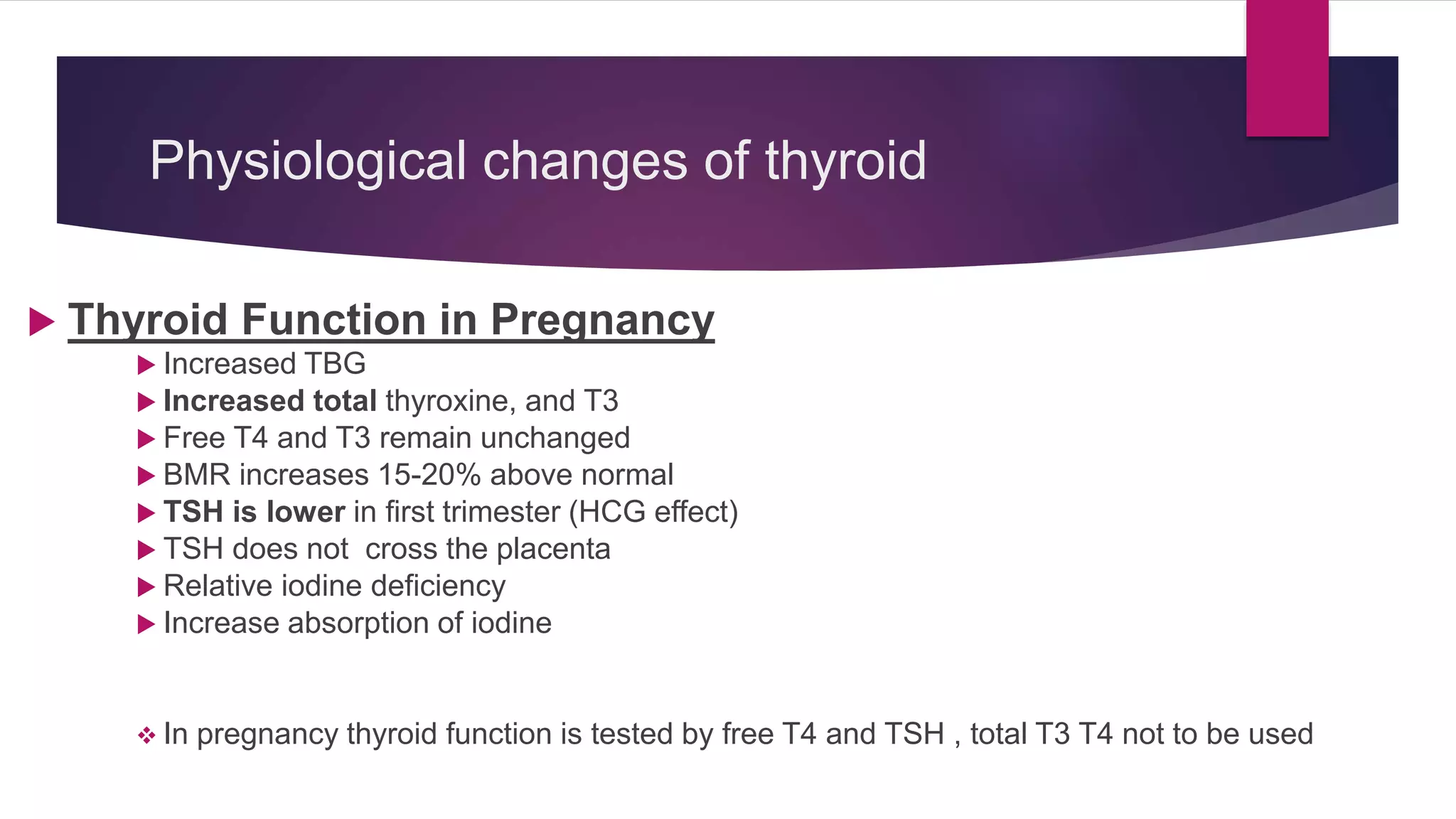 Lecture 14 Thyroid diseases in pregnancy | PPTX