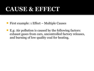 Lecture 14 - Cause & Effect | PPT | Free Download