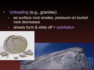 Unloading Weathering