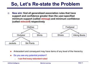 Lecture15 - Advances topics on association rules PART II | PPT