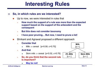 Lecture15 - Advances topics on association rules PART II | PPT