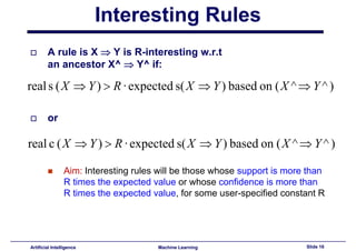 Lecture15 - Advances topics on association rules PART II | PPT