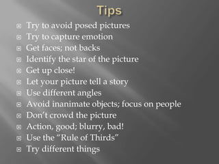 Photojournalism lecture | PPTX