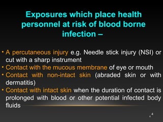needle stick and sharp injuries..protocols | PPT