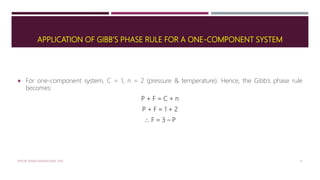 Phase Diagram:One Component System | PPTX