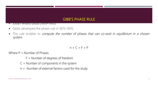 Phase Diagram:One Component System | PPTX