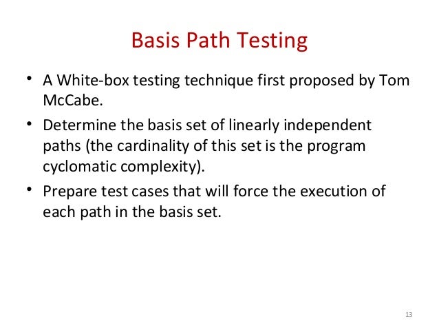 Software Engineering (Testing techniques)