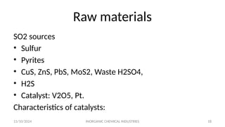 LECTURE 15-19 IIA SULFUR AND SULFURIC ACID.pptx