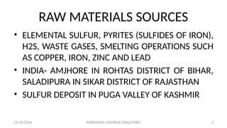 LECTURE 15-19 IIA SULFUR AND SULFURIC ACID.pptx