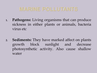 Lecture 15. Marine Pollution.ppt for the environmental education | PPT