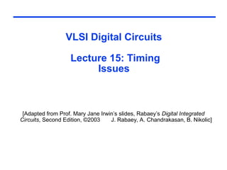 vlsi digital circuits full power point presentation | PPT