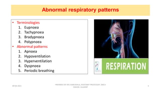 Respiratory patterns and its abnormality | PDF