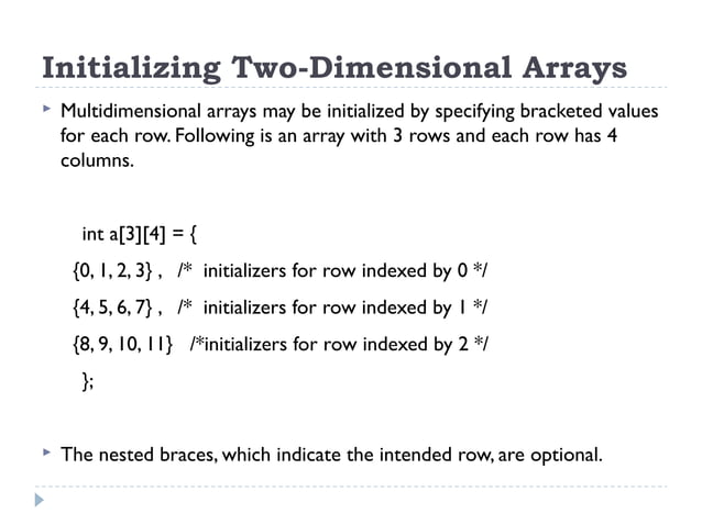Lecture 15 - Array | PPT