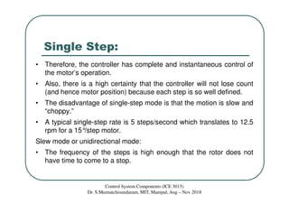 Lecture 15 characteristics of stepper motors | PDF