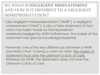 Lecture 15 conditions, warranties and implied terms | PPTX
