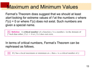 Lecture 15 max min - section 4.2 | PPT