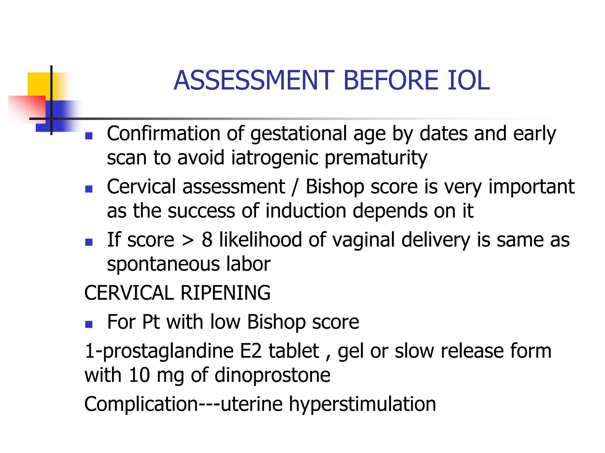 Lecture 15 - POST DATE PREGNANCY & IOL.ppt