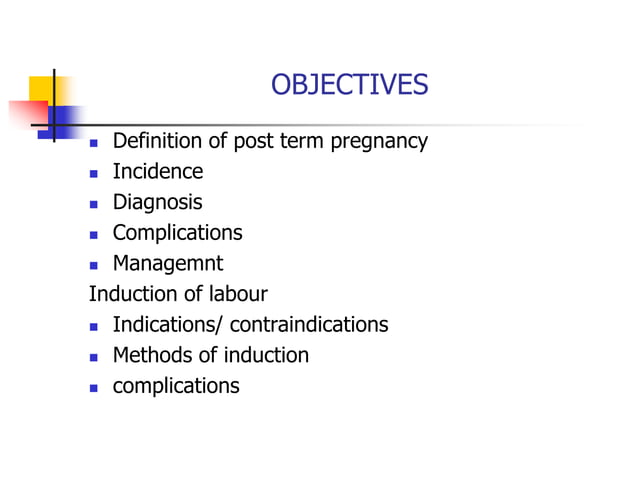 Lecture 15 - POST DATE PREGNANCY & IOL.ppt