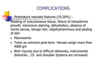 Lecture 15 - POST DATE PREGNANCY & IOL.ppt