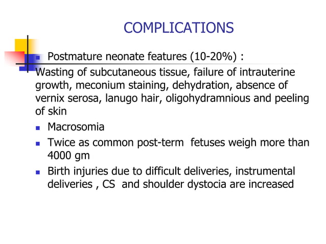 Lecture 15 - POST DATE PREGNANCY & IOL.ppt