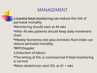 Lecture 15 - POST DATE PREGNANCY & IOL.pptx