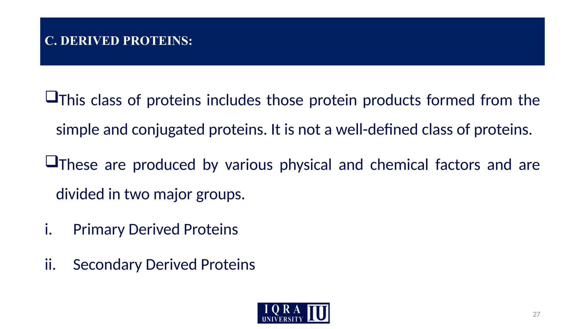 Protein and its types classification and uses | PPTX